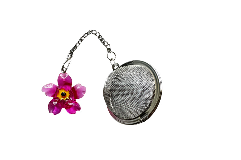 Pink Flower Tea Infuser Ball – leafberri